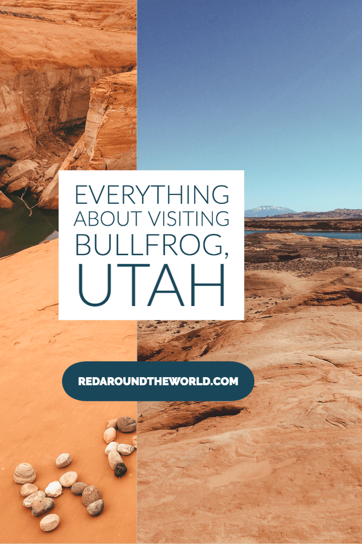 Bullfrog, Utah is at the north end of Lake Powell. While the lake is ...