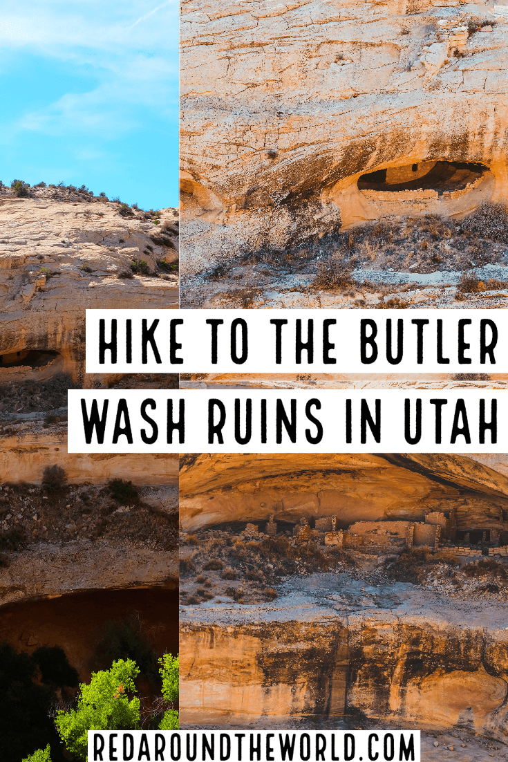 The Butler Wash Ruins are easily accessible cliff dwelling ruins in ...